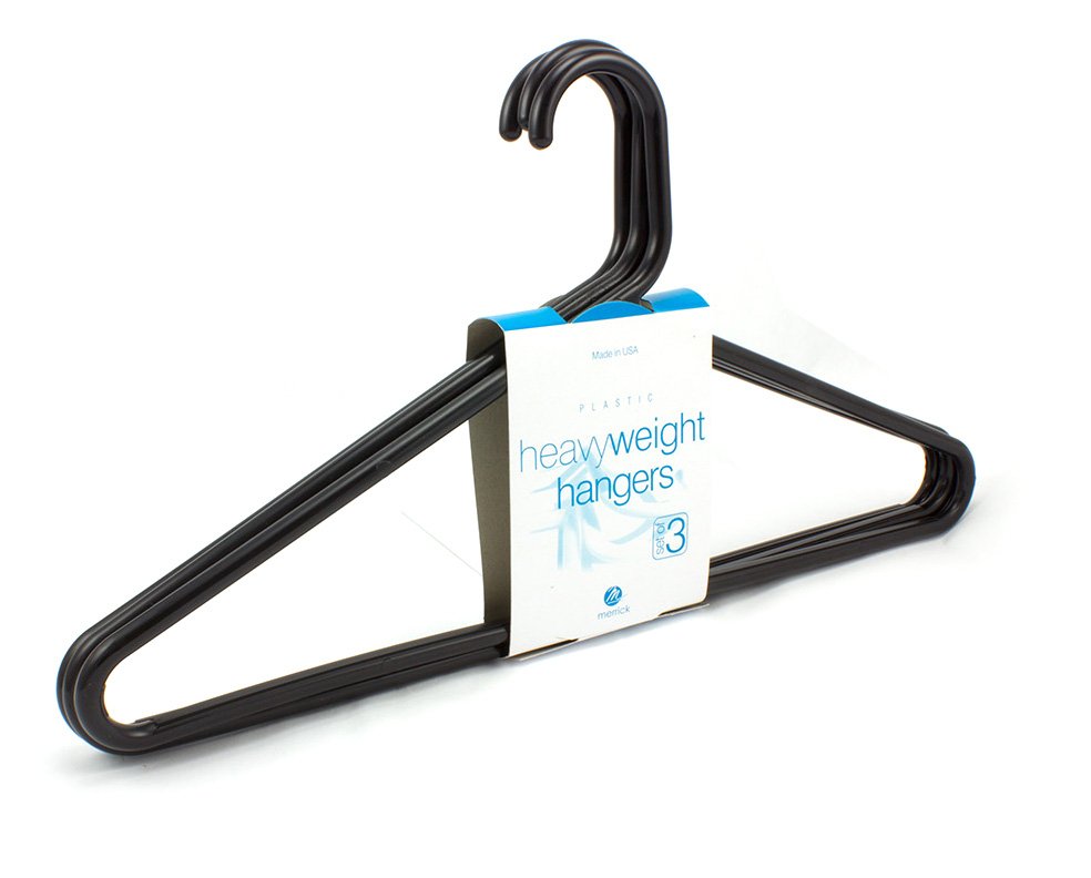 Merrick Black Heavy Weight Hangers - Shop Hangers at H-E-B