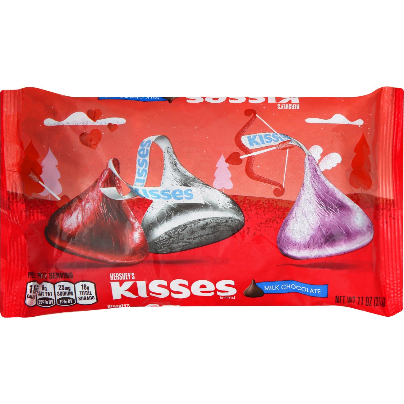 Hershey's Kisses Valentine's Milk Chocolates - Shop Snacks & Candy at H-E-B