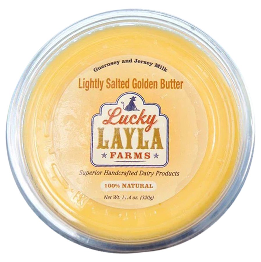 Lucky Layla Farms Lightly Salted Golden Butter - Shop Butter ...