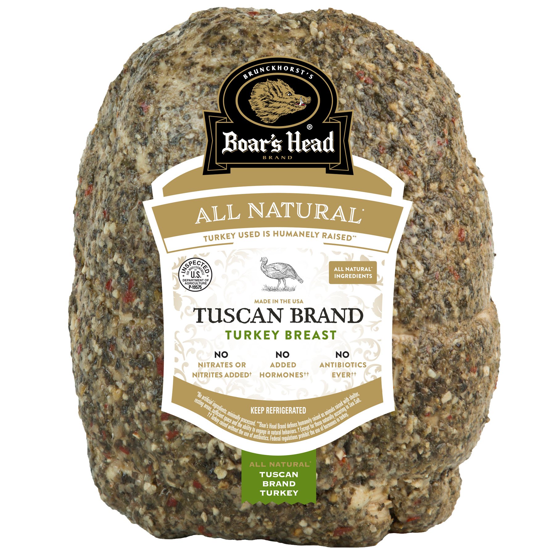 Boar's Head All Natural Tuscan Brand Turkey Breast, Custom Sliced ...