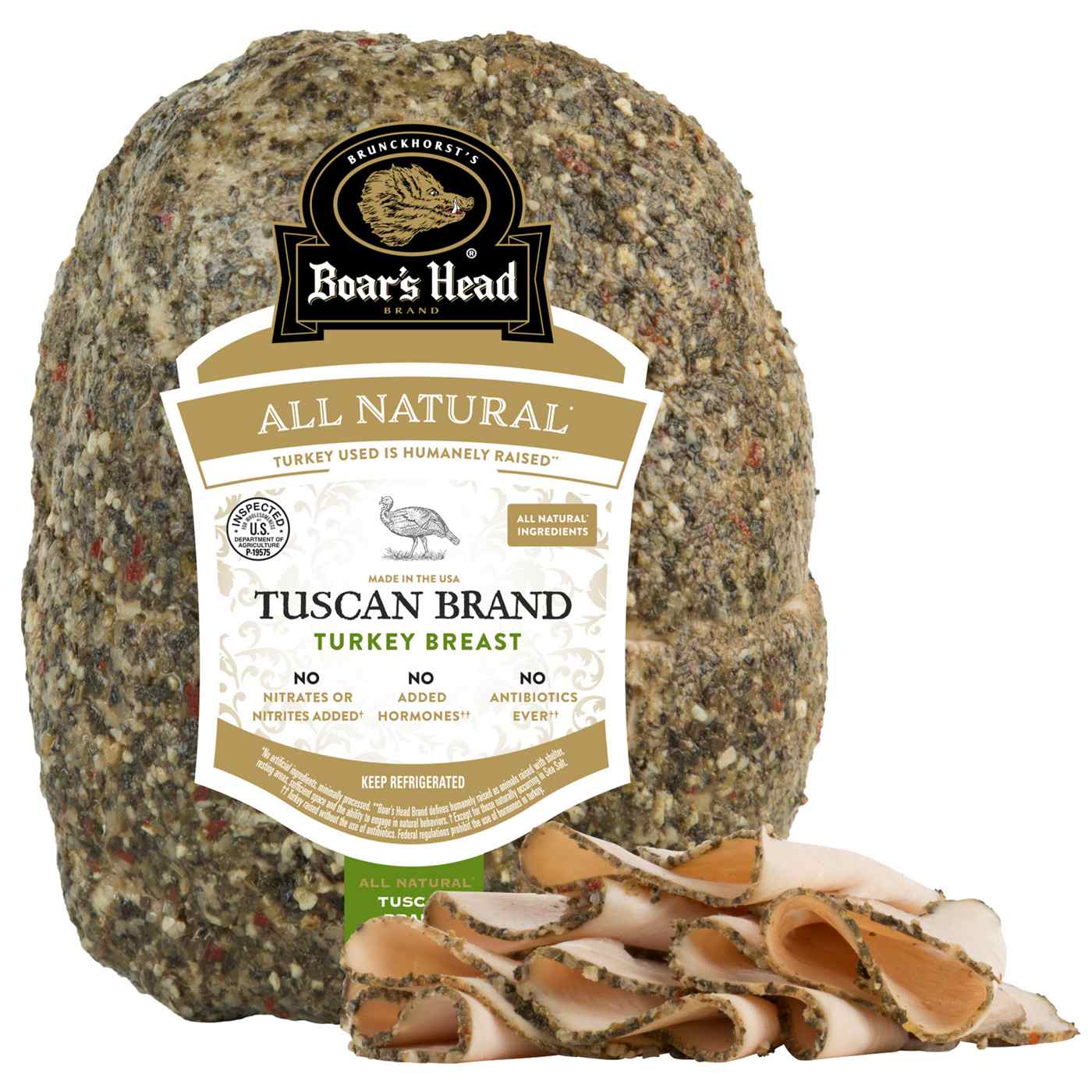 Boar's Head All Natural Tuscan Brand Turkey Breast, Custom Sliced ...