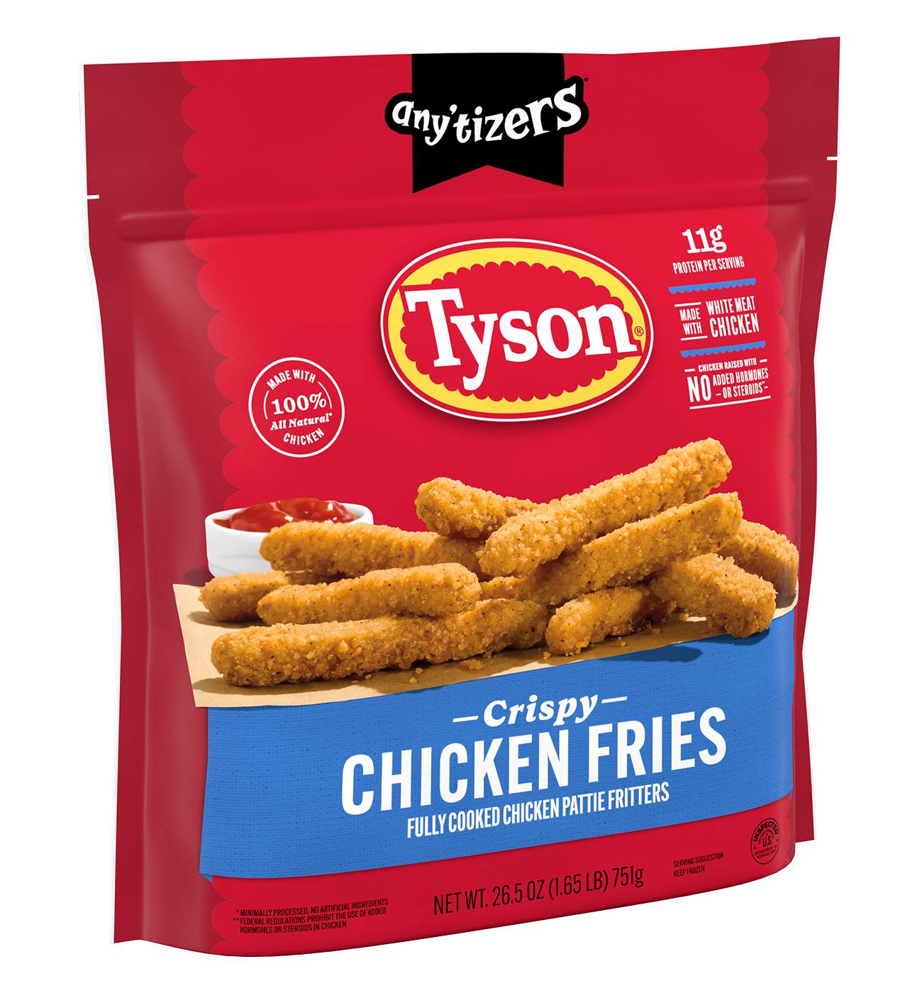 Tyson Any'tizers Frozen Crispy Chicken Fries - Shop Chicken at H-E-B