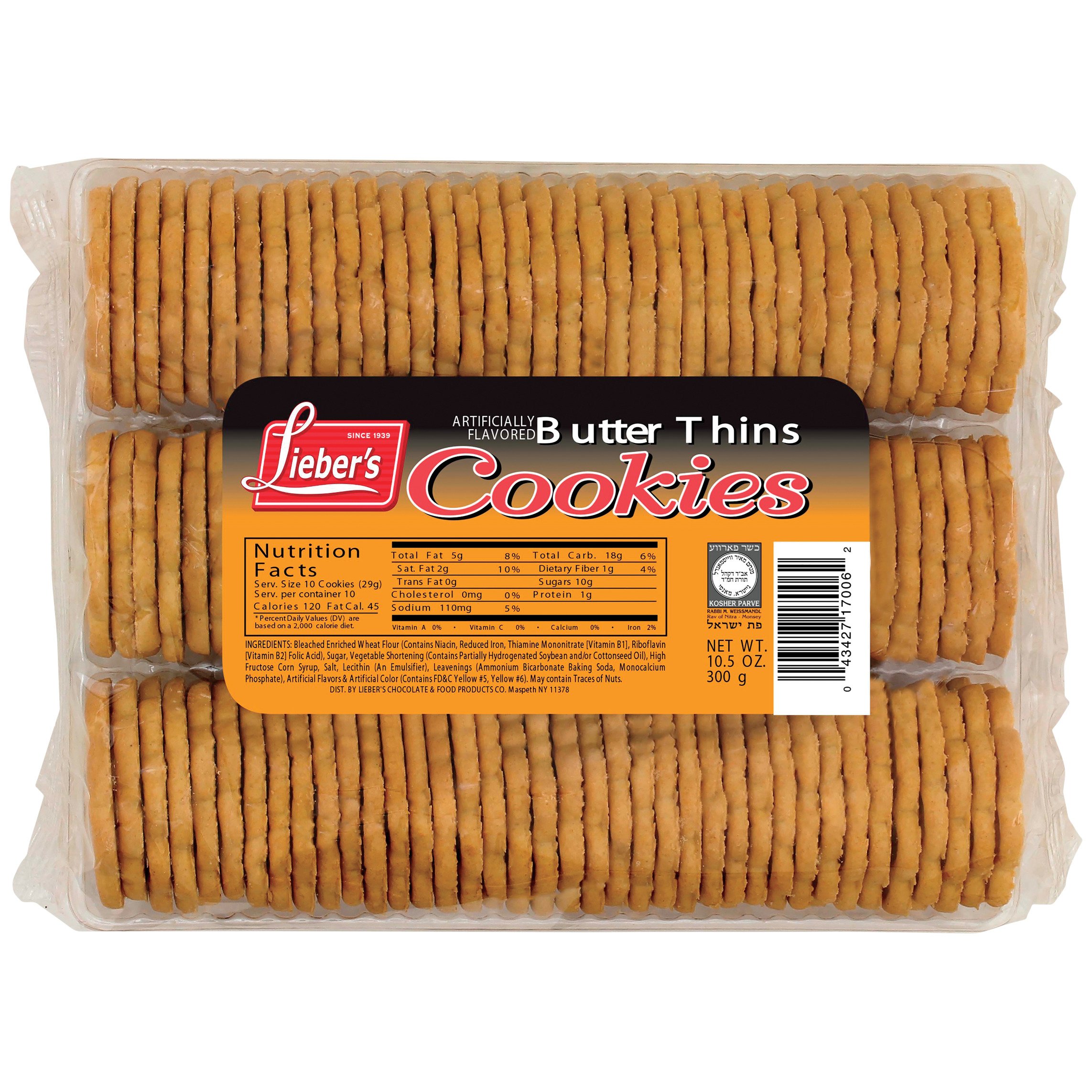 Lieber's Butter Thins Cookies - Shop Cookies at H-E-B