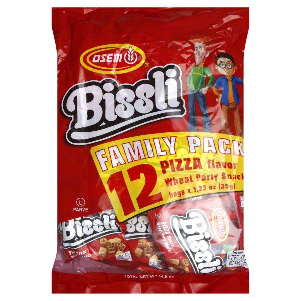 Osem Kosher Pizza Flavor Bissli Family Pack - Shop Chips at H-E-B