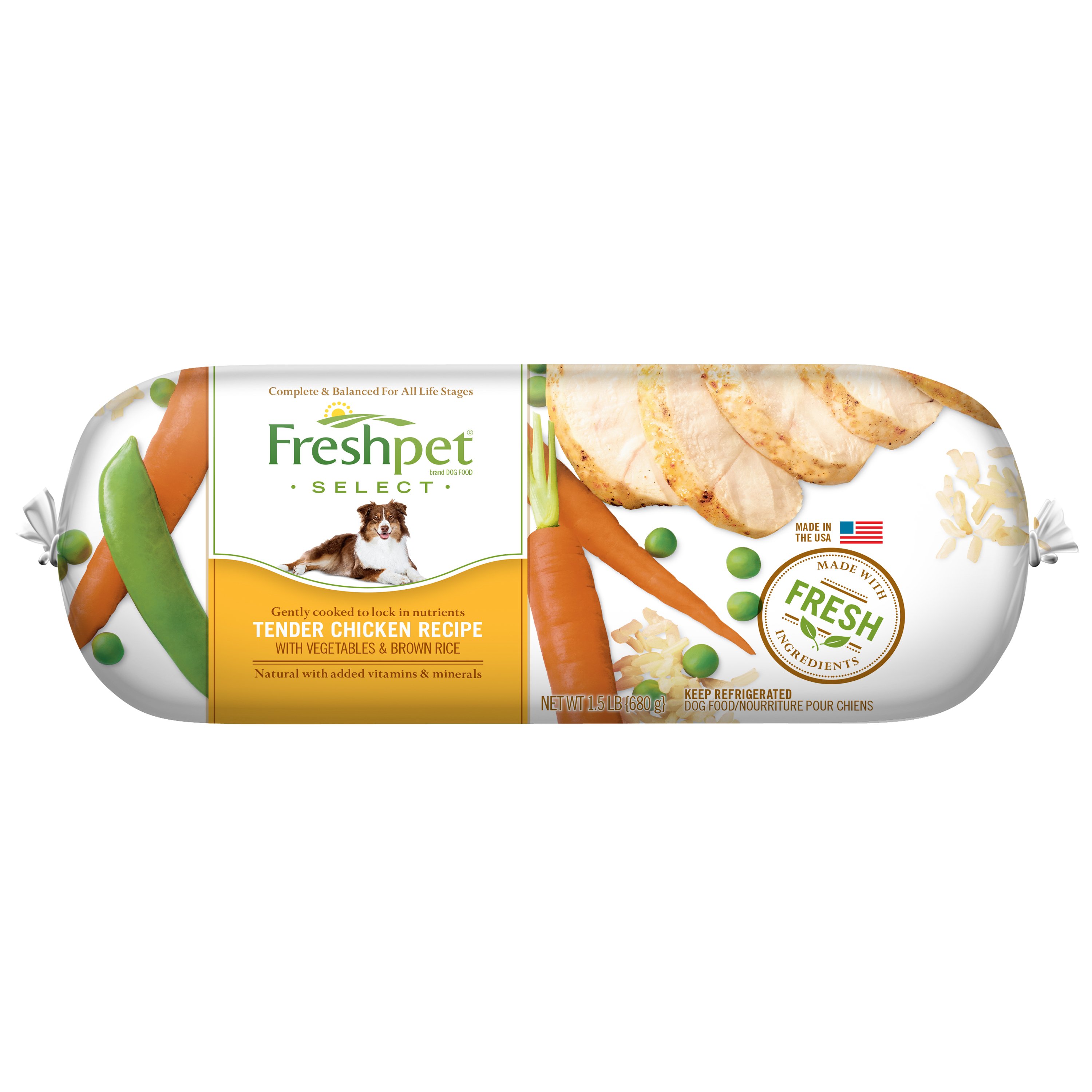 Freshpet Select Slice & Serve Tender Chicken Recipe Wet Dog Food - Shop ...