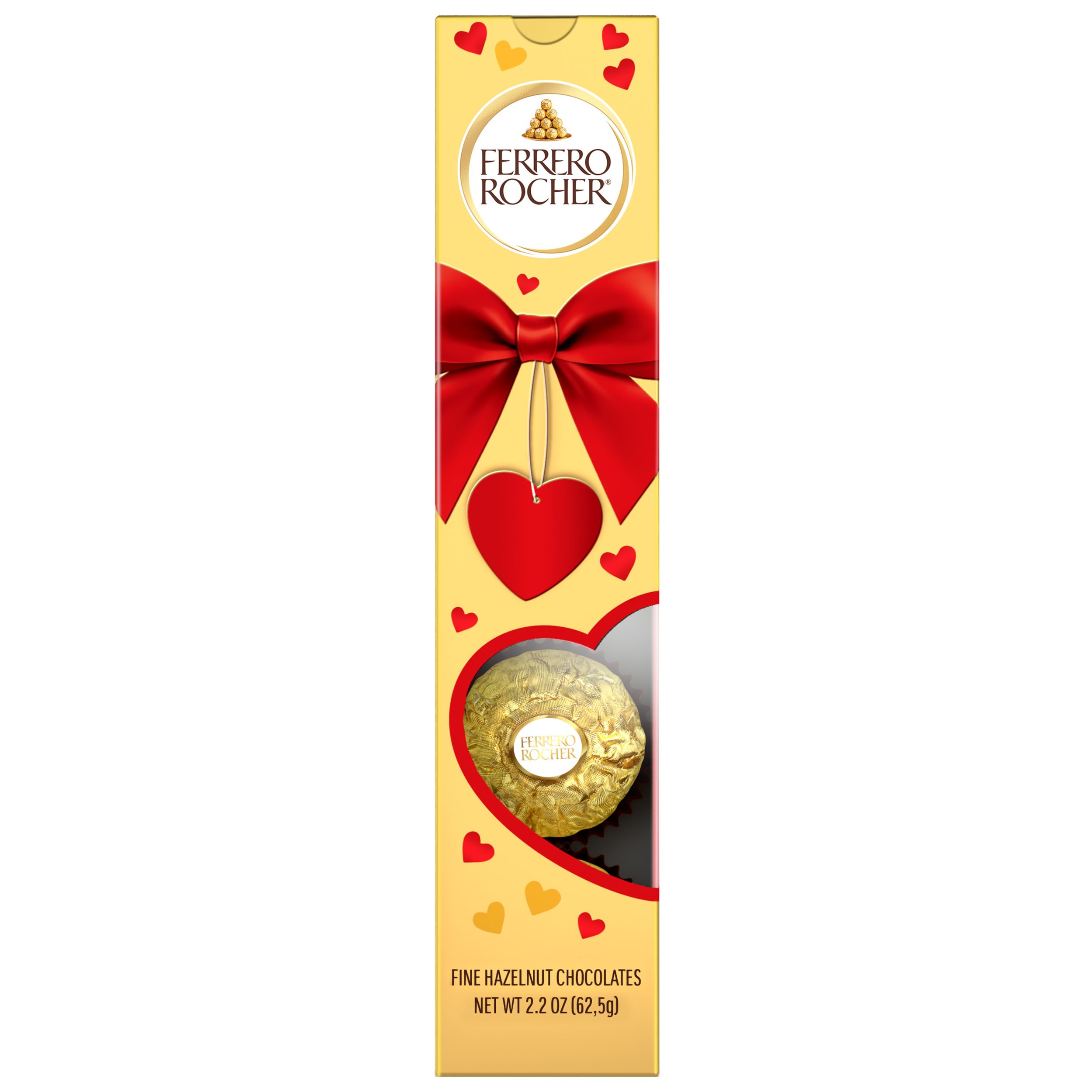 Ferrero Rocher Fine Hazelnut Chocolates Valentine's Gift Box, 5 pc ...