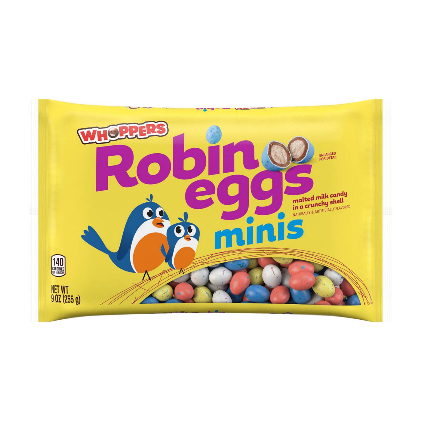 Whoppers Robin Eggs Minis Malted Milk Balls Easter Candy - Shop Candy ...