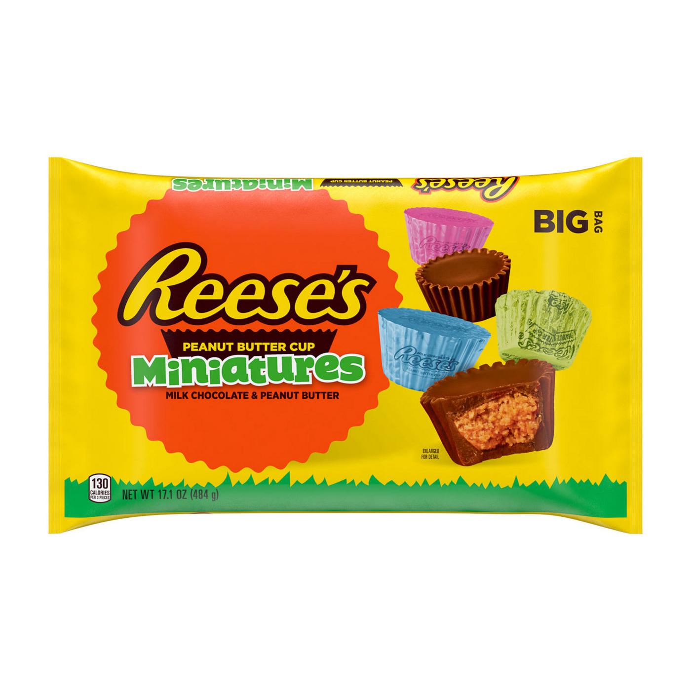 Reese's Miniatures Milk Chocolate Peanut Butter Cups Easter Candy ...