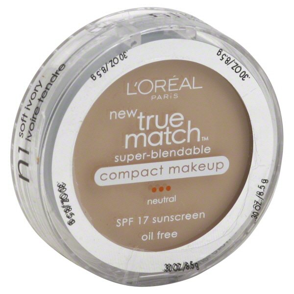 L'Oréal Paris True Match Neutral Soft Ivory Super-Blendable Compact ...