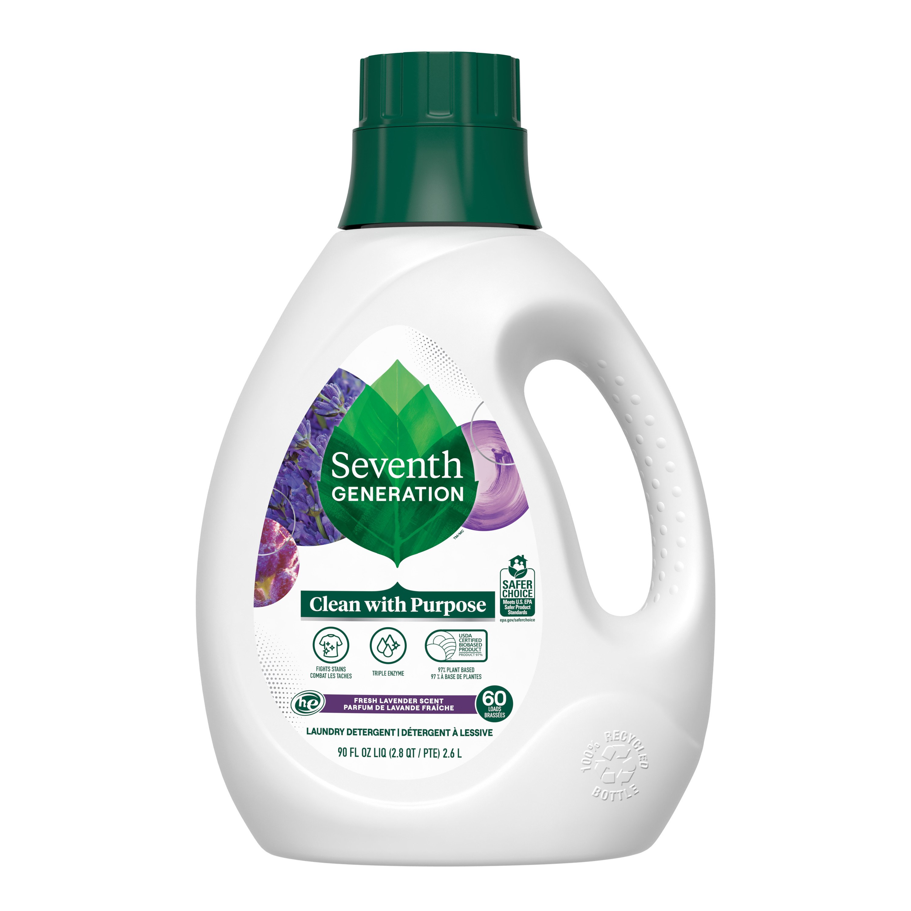 Seventh Generation Liquid Laundry Detergent - Lavender - Shop Detergent ...