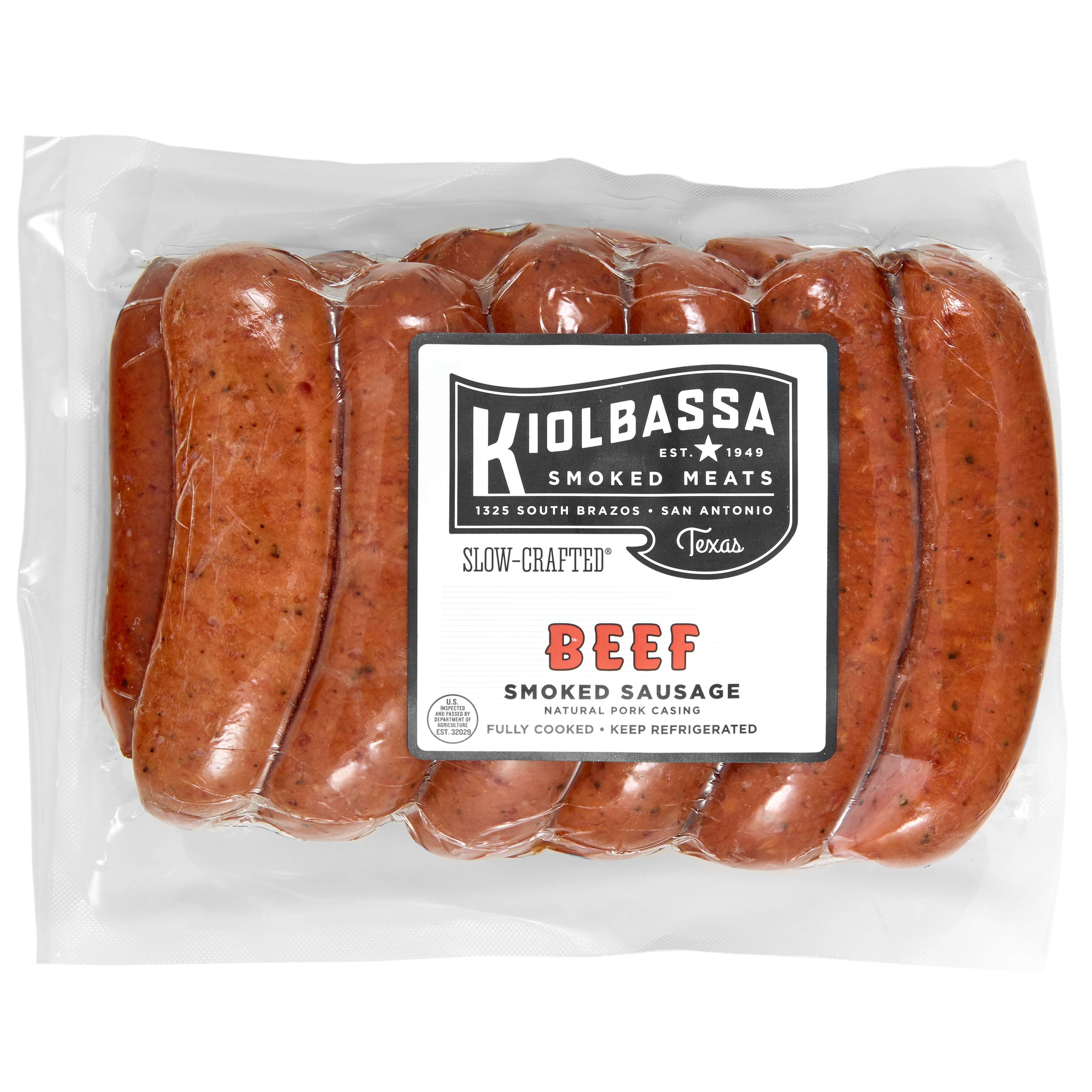 Kiolbassa Beef Sausage Small Pack - Shop Meat at H-E-B