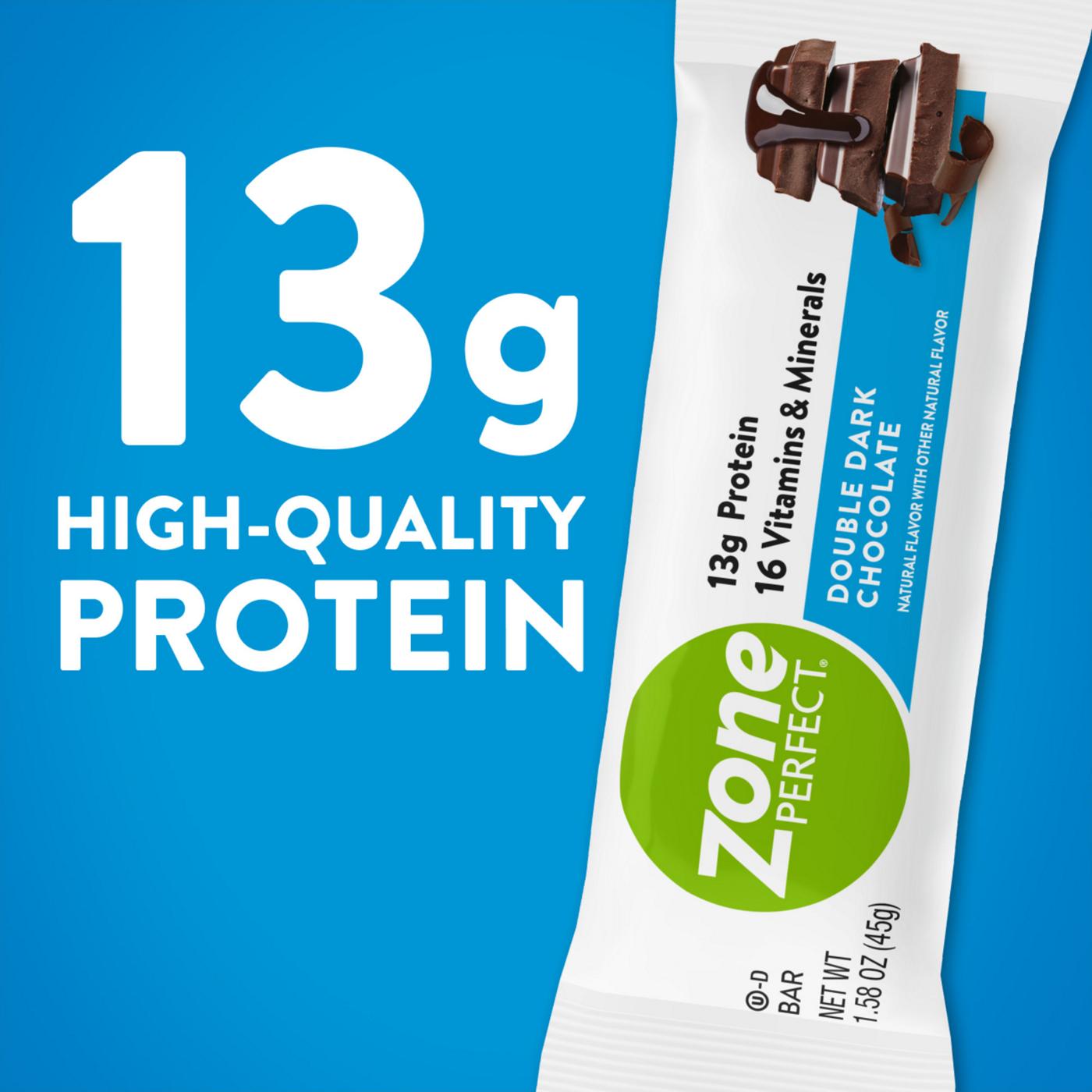 ZonePerfect 12g Protein Bars - Double Dark Chocolate - Shop Granola ...