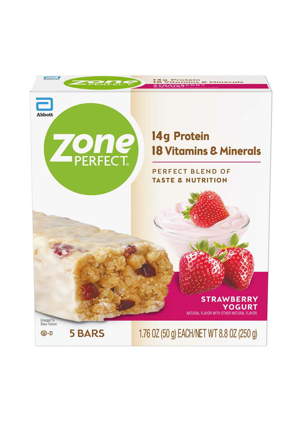 ZonePerfect 14g Protein Bars - Strawberry Yogurt - Shop Granola & snack ...