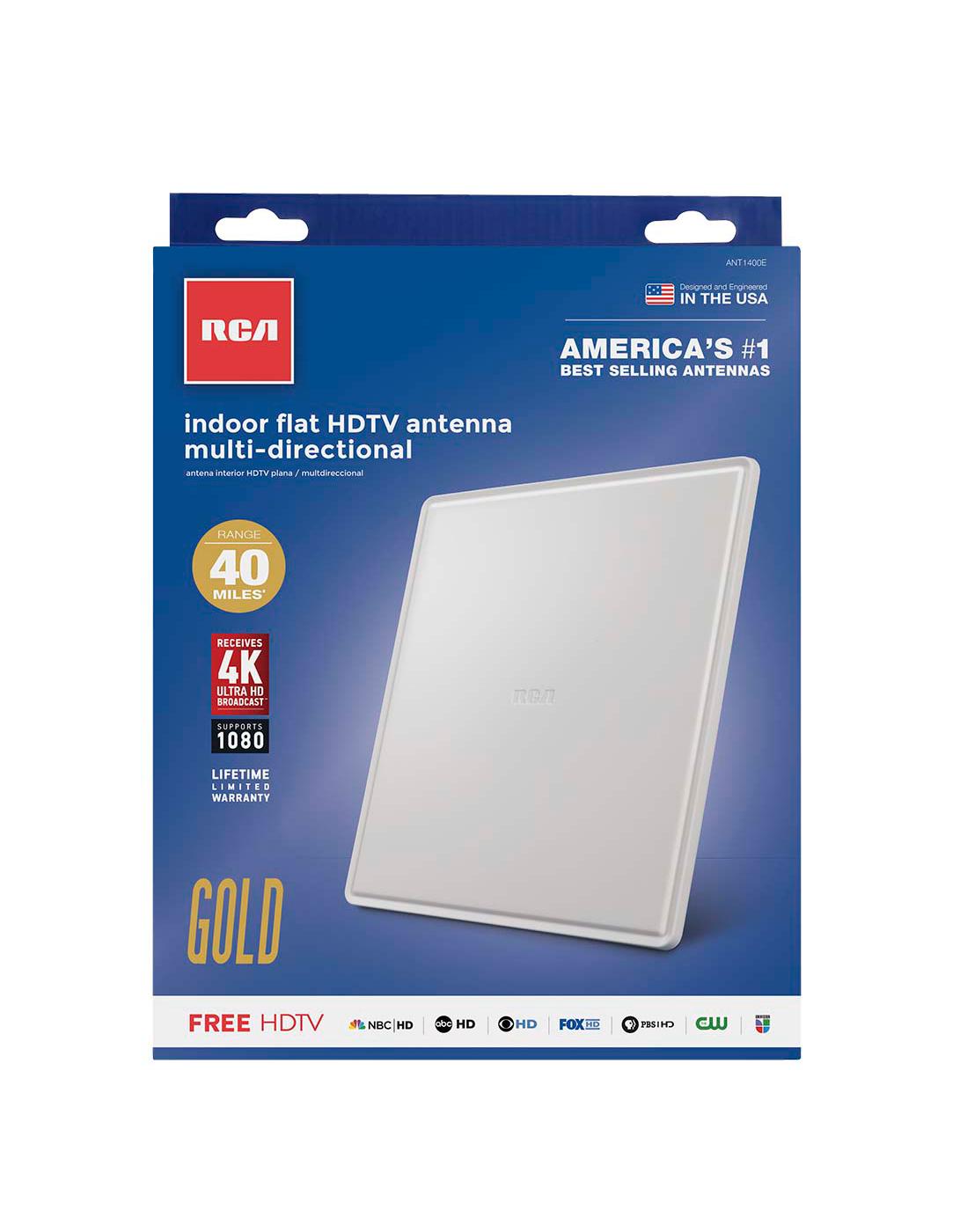 RCA Indoor Flat Multi-Directional HDTV Antenna - Shop Antennas at H-E-B