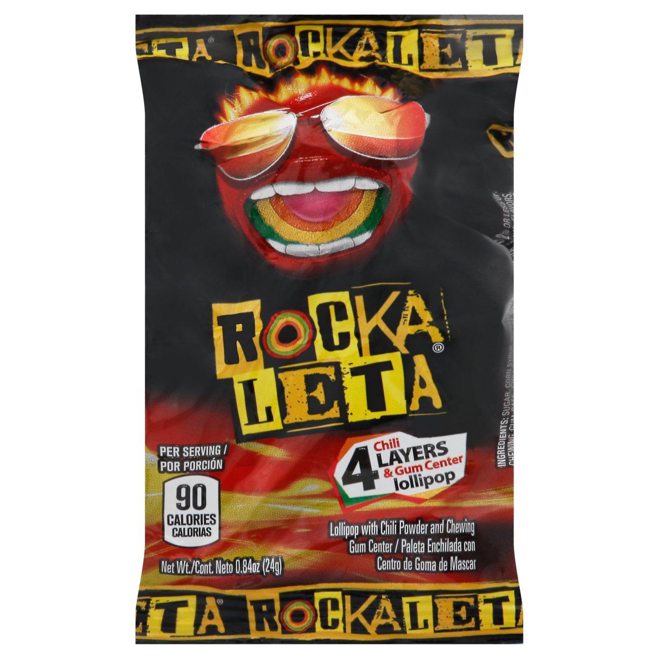 Sonric's Rockaleta Mango Flavored Gum Center Lollipop - Shop Candy at H-E-B