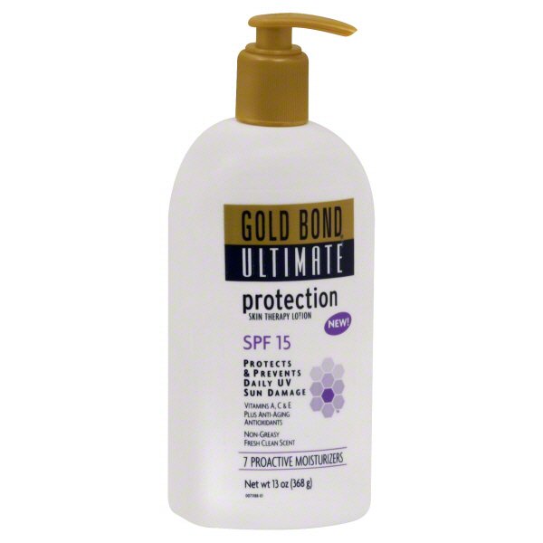 Gold Bond Ultimate Protection SPF 15 Skin Therapy Lotion - Shop ...