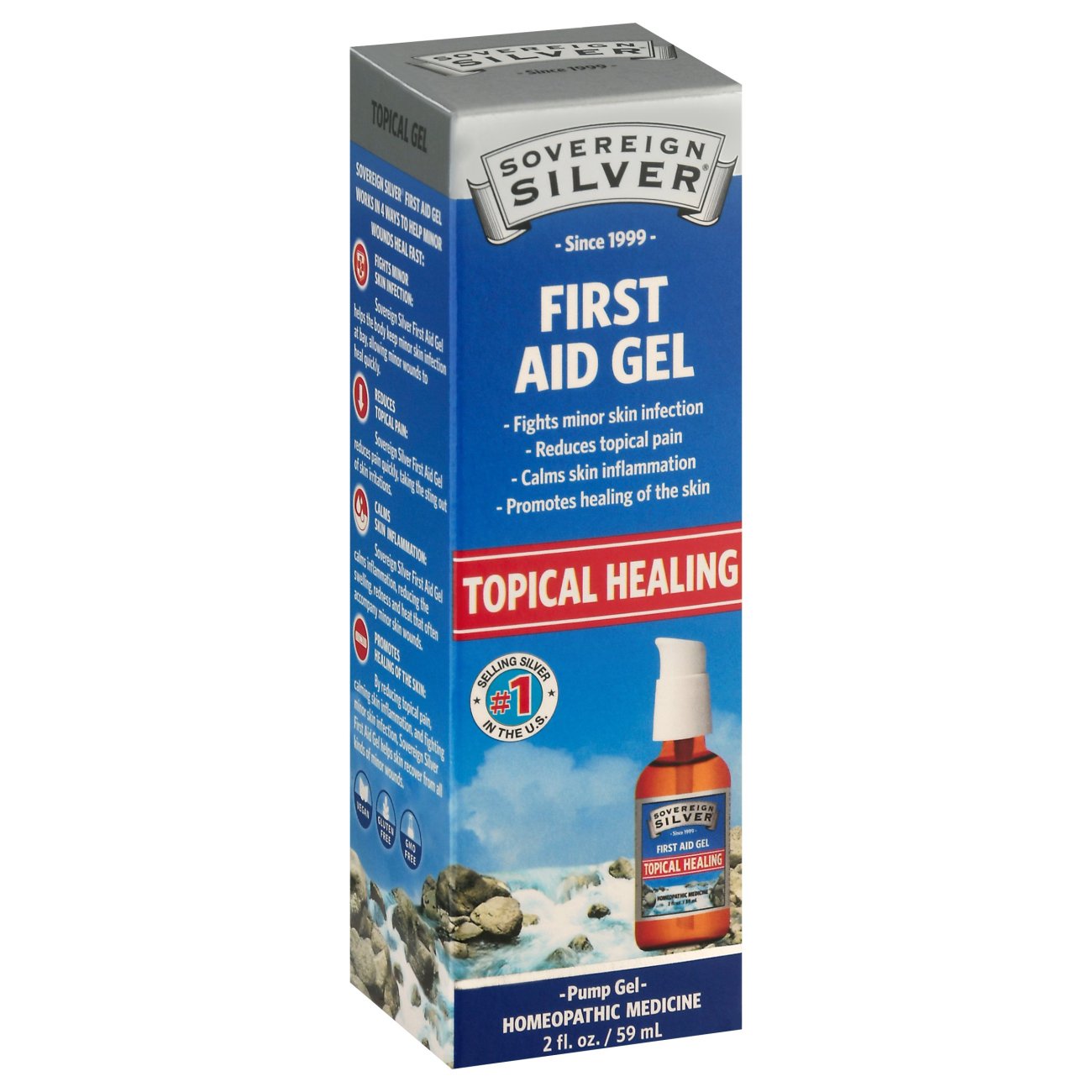 Sovereign Silver Homeopathic First Aid Gel, 2.00 fl oz | Central Market ...