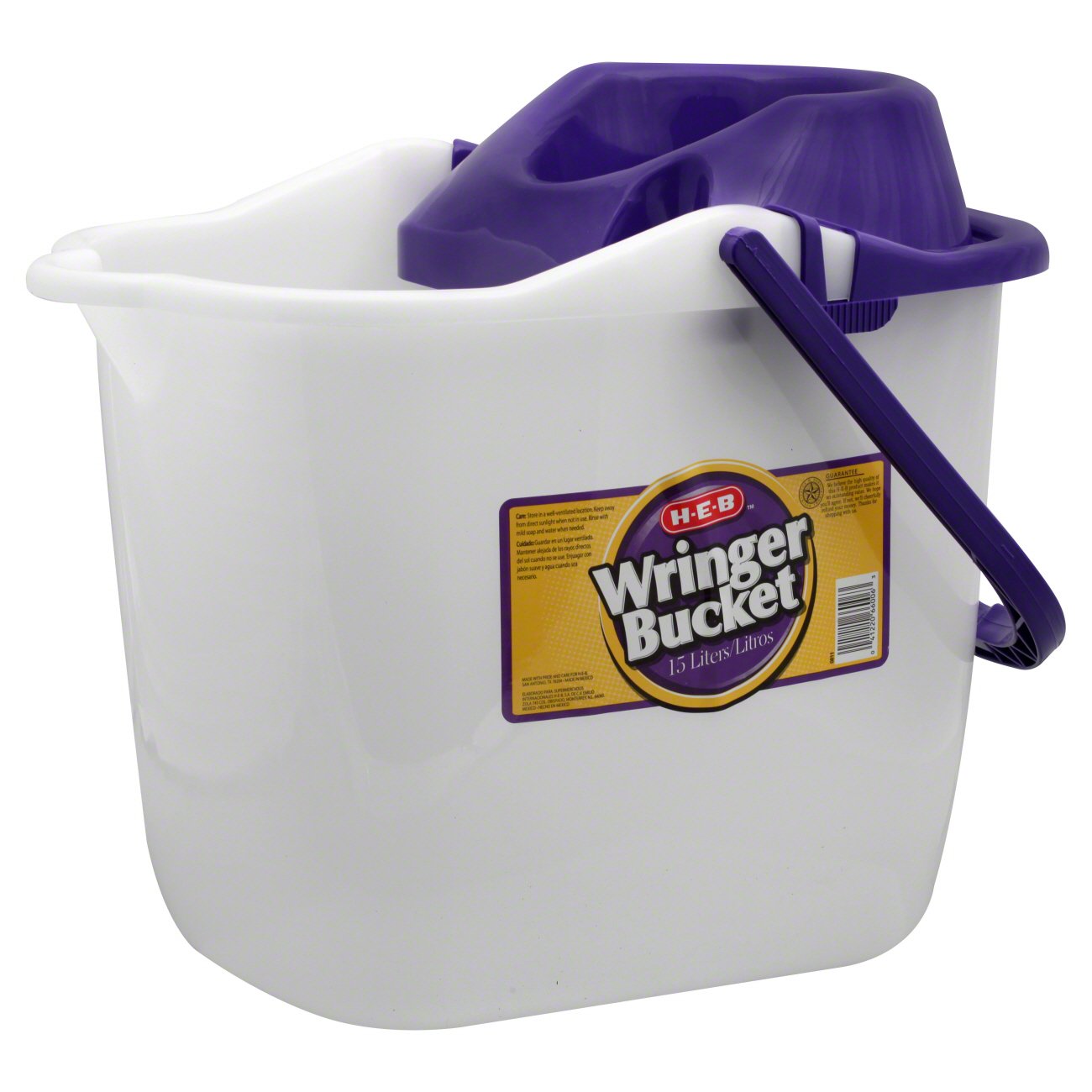 H-E-B 15 Liter Wringer Bucket - Shop Buckets & caddies at H-E-B