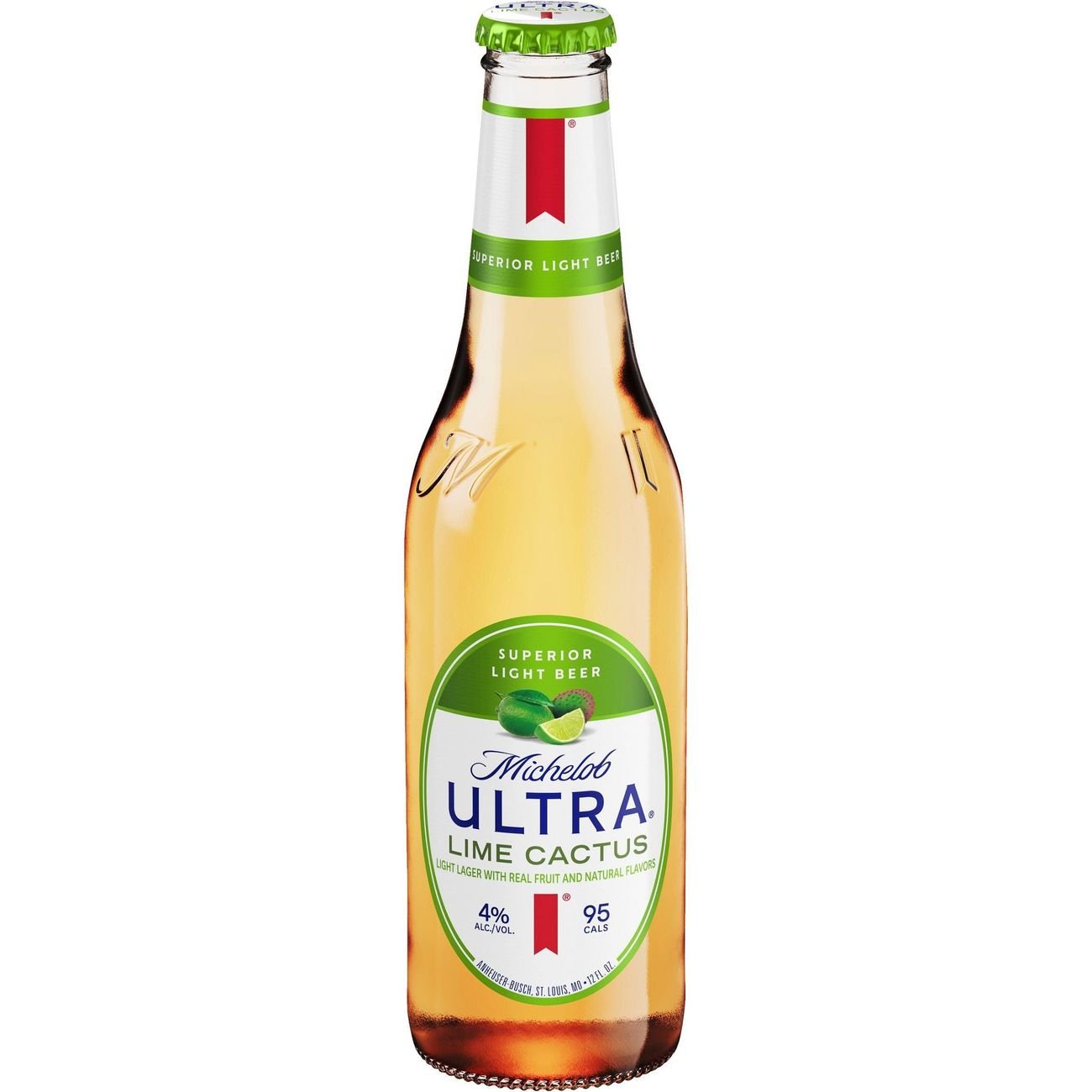 Michelob ULTRA Infusions Superior Light Lime & Prickly Pear Cactus Beer ...