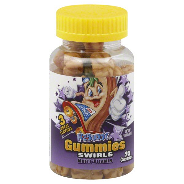 H-E-Buddy Kids Multi-Vitamin Swirls Dietary Supplement Gummies - Shop ...