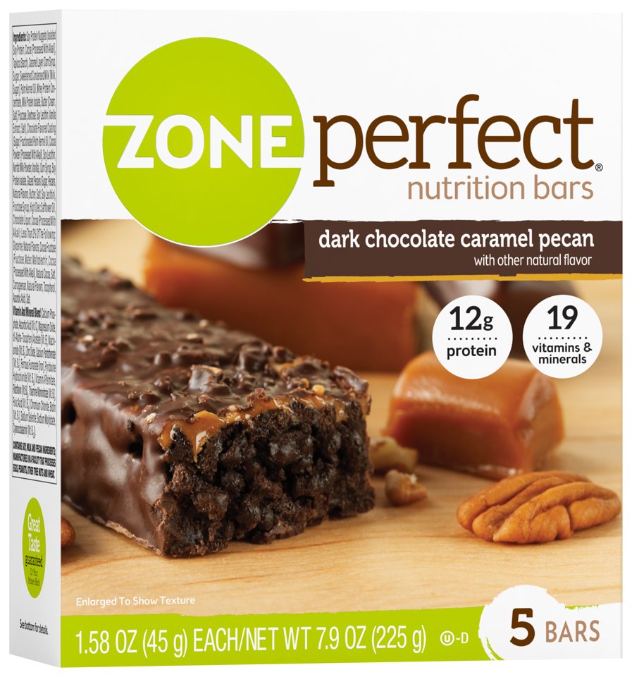 ZonePerfect Dark Chocolate Caramel Pecan Nutrition Bars - Shop Granola ...
