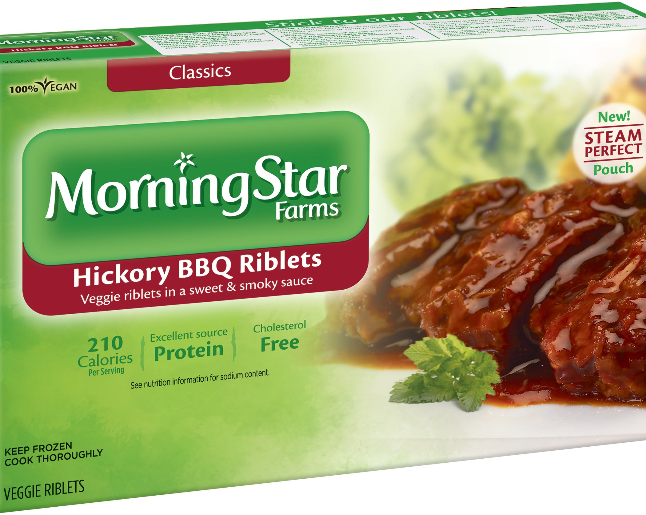MorningStar Farms Hickory BBQ Veggie Riblets - Shop Meat alternatives ...