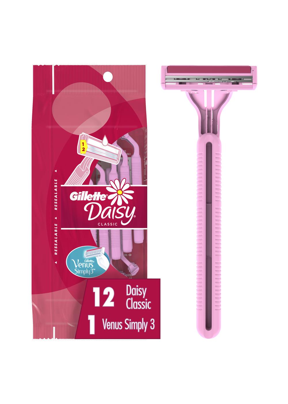 Gillette Daisy Classic Disposable Razors - Shop Razors & blades at H-E-B