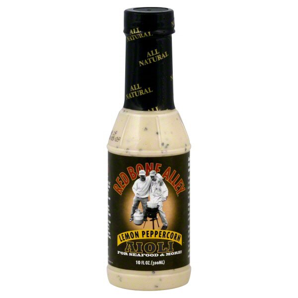 Red Bone Alley Lemon Peppercorn Aioli - Shop Condiments at H-E-B