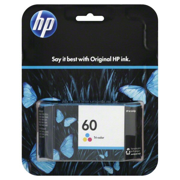 HP Tri-Color 60 Ink Cartridge, Sensormatic - Shop at H-E-B