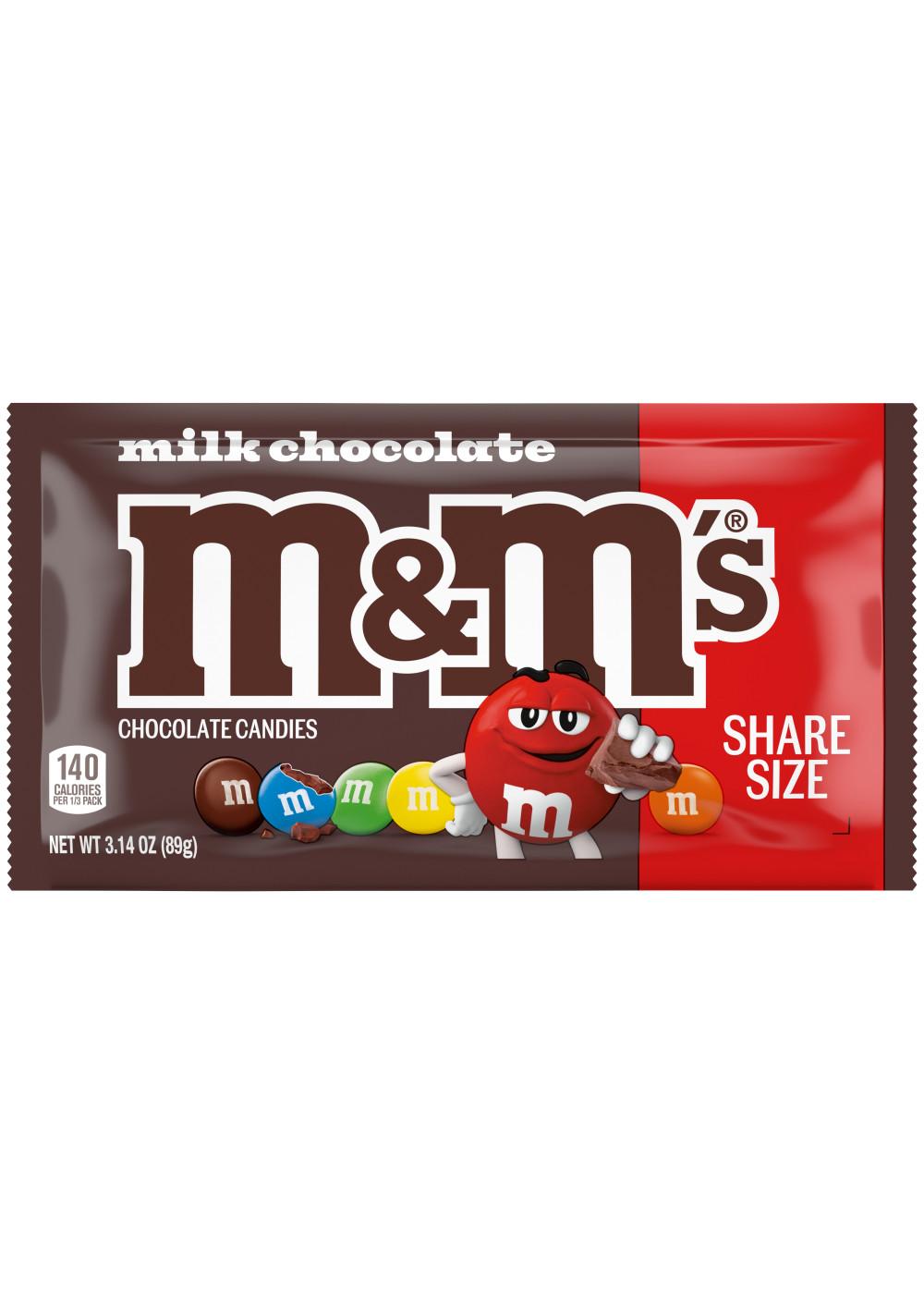 M&M'S Milk Chocolate Candy - Share Size - Shop Candy at H-E-B