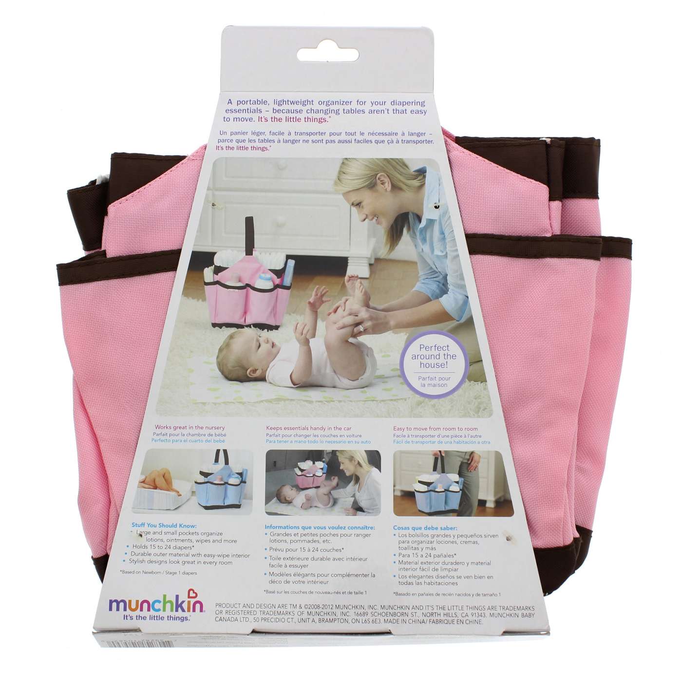 Munchkin Portable Diaper Caddy - Shop Diaper Bags & Storage at H-E-B