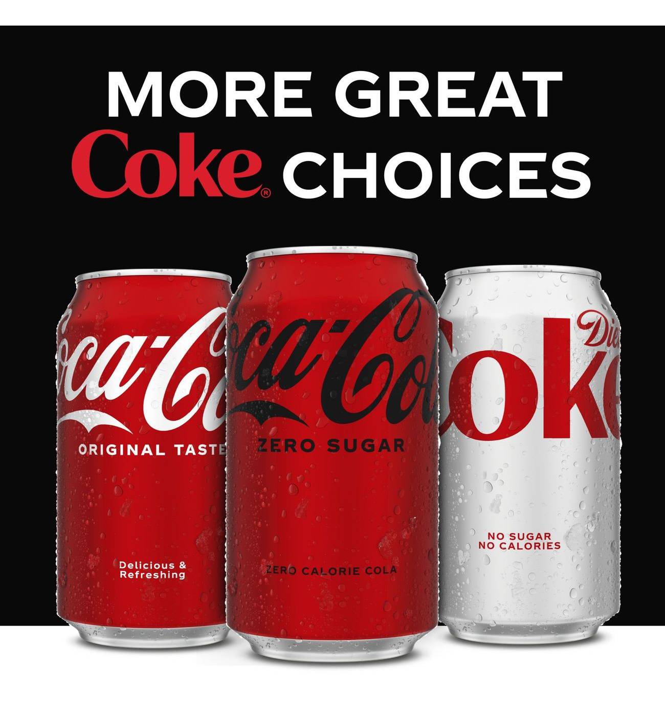 Coca-Cola Zero Sugar Coke 12 oz Cans - Shop Soda at H-E-B