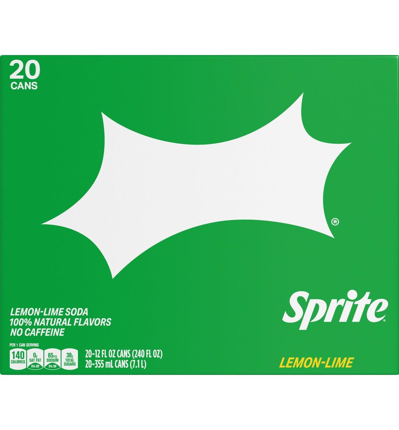 Sprite Lemon Lime Soda Soft Drinks - Shop Soda at H-E-B