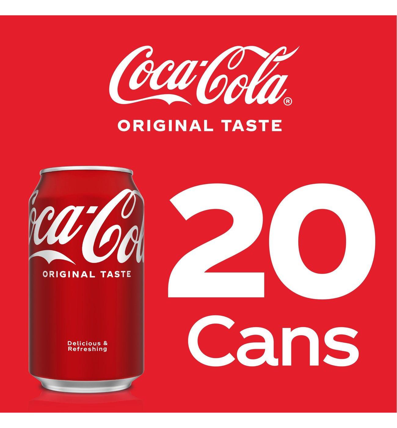 Coca-Cola Classic Coke 12 oz Cans - Shop Soda at H-E-B