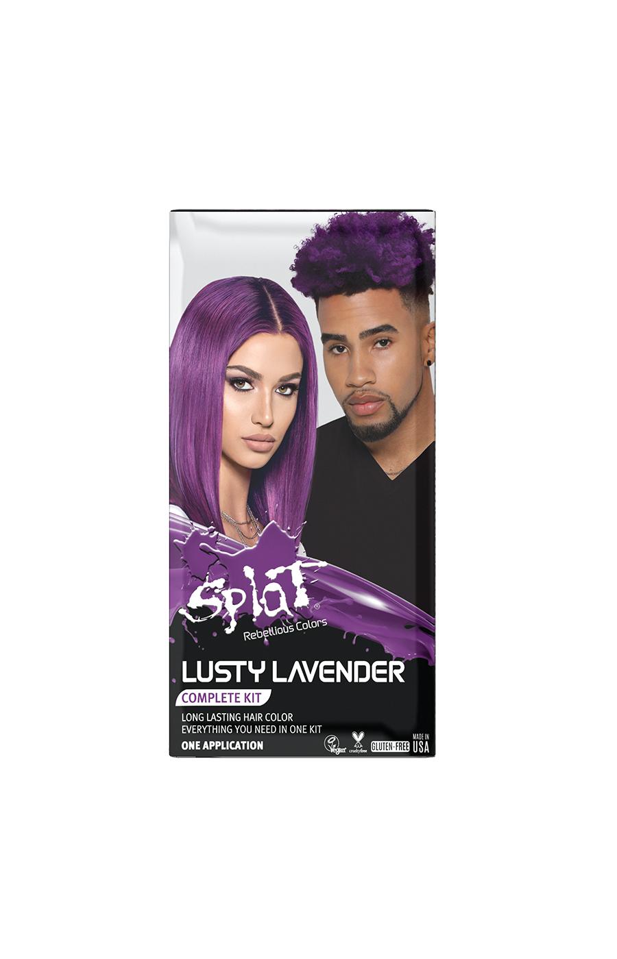 Splat Lusty Lavender Complete Hair Color Kit - Shop Hair color at H-E-B