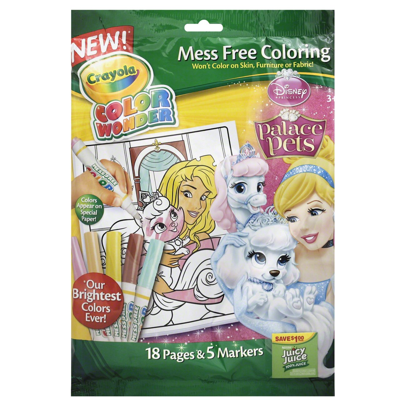Crayola Color Wonder Disney Princess Coloring Pad & Markers - Shop Toys ...