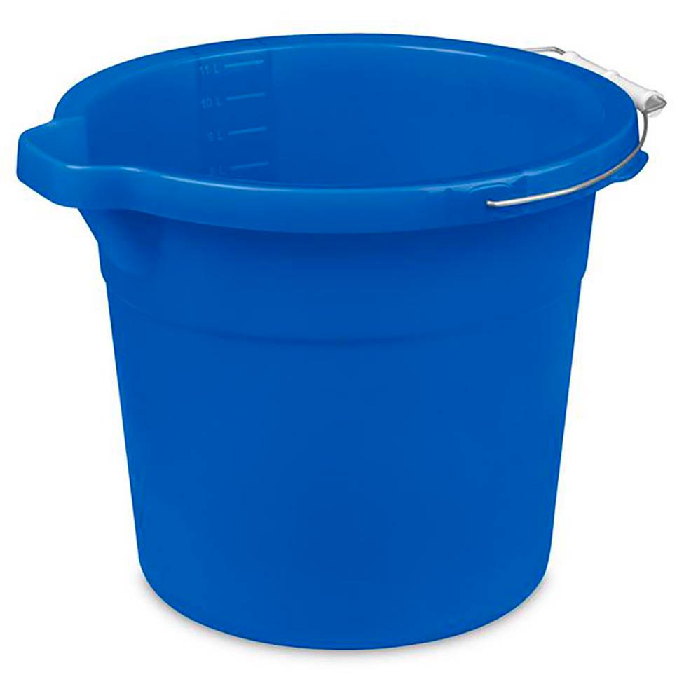 Sterilite Blue Spout Pail - Shop Buckets & caddies at H-E-B