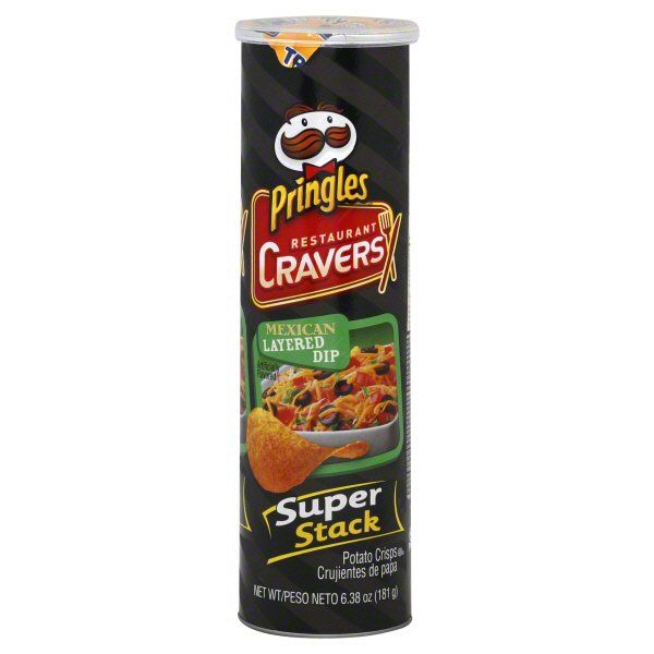 Pringles Restaurant Cravers Mexican Layered Dip Potato Crisps - Shop ...
