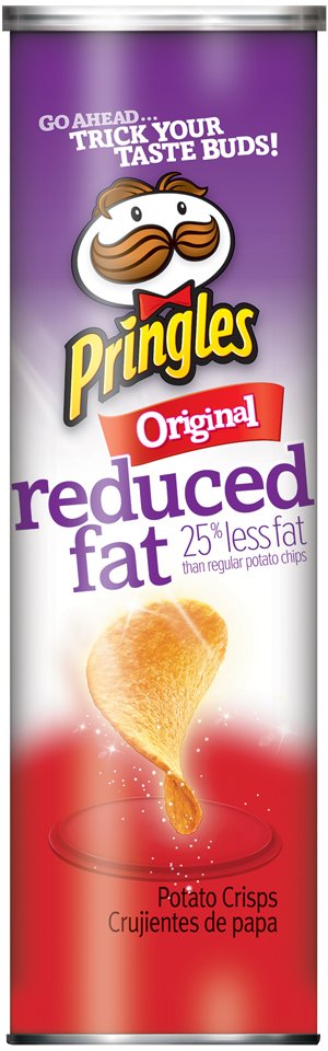 Pringles Reduced Fat Original Potato Crisps - Shop Snacks & Candy at H-E-B
