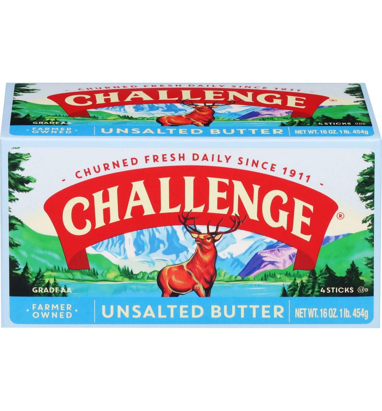 Challenge Unsalted Butter Sticks - Shop Butter & margarine at H-E-B