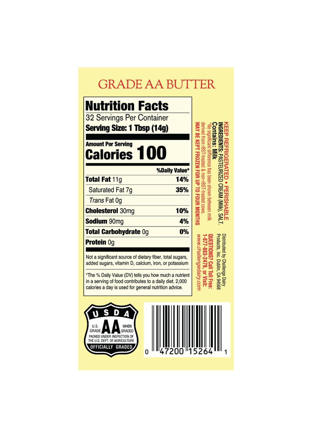 Challenge Salted Butter Sticks - Shop Butter & margarine at H-E-B