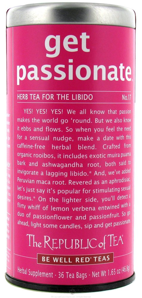 The Republic of Tea Get Passionate Tea Bags for the Libido - Shop Tea ...