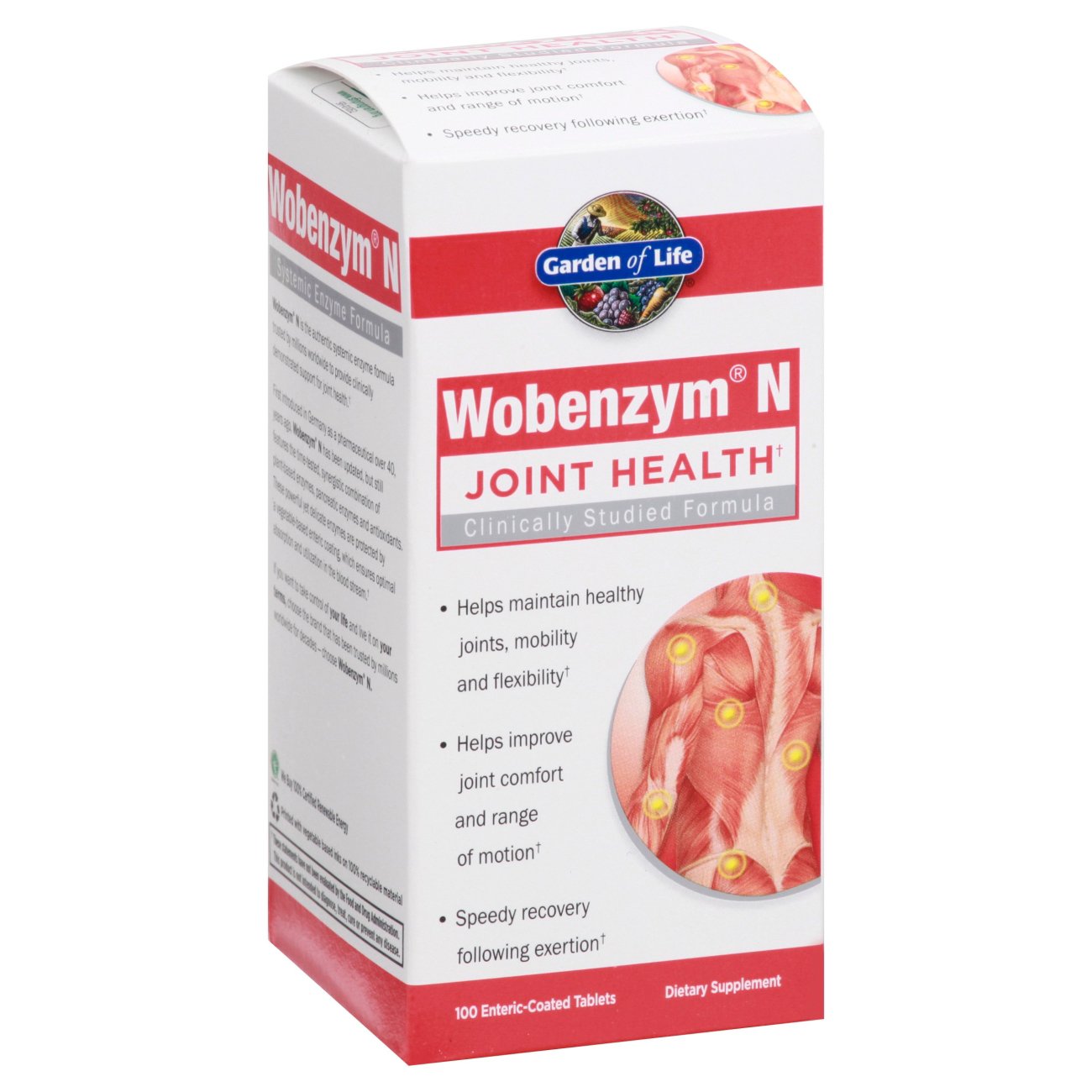 Garden of Life Wobenzym N Joint Health Tablets - Shop Diet & fitness at ...