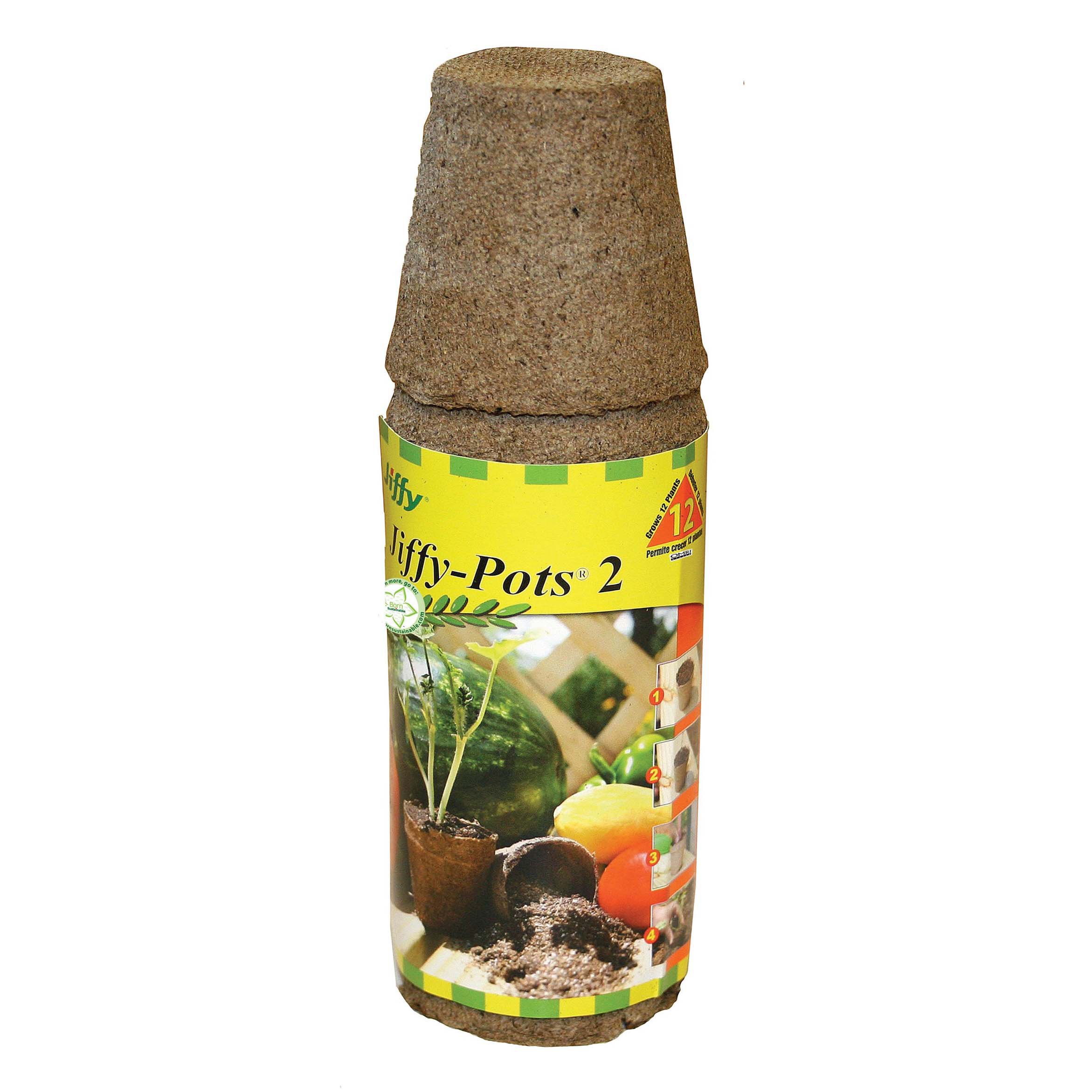 Jiffy Ferry Morse Jiffy-Pots 2, Round - Shop Pots & planters at H-E-B