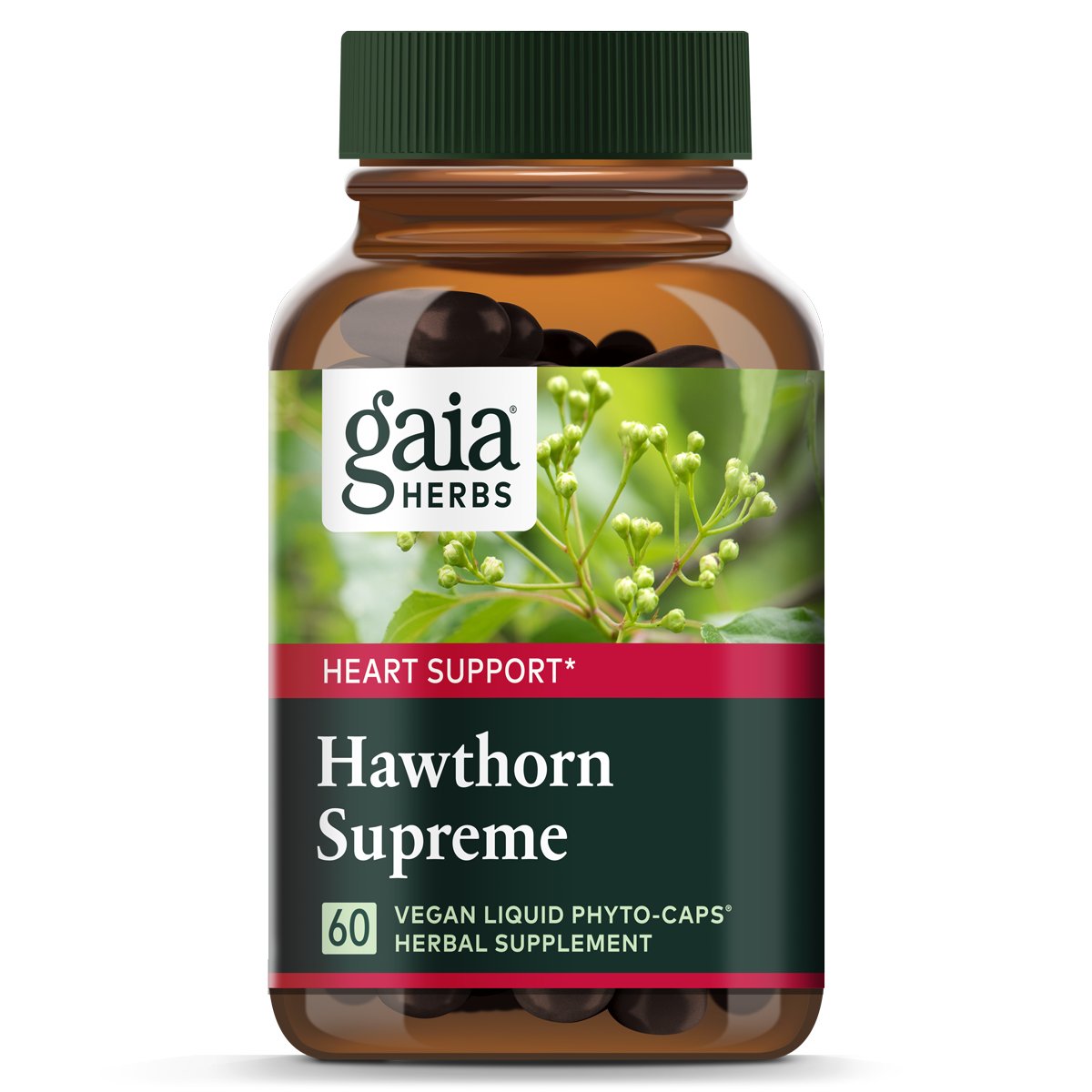 Gaia Herbs Hawthorn Supreme, 60 ct | Central Market - Really Into Food