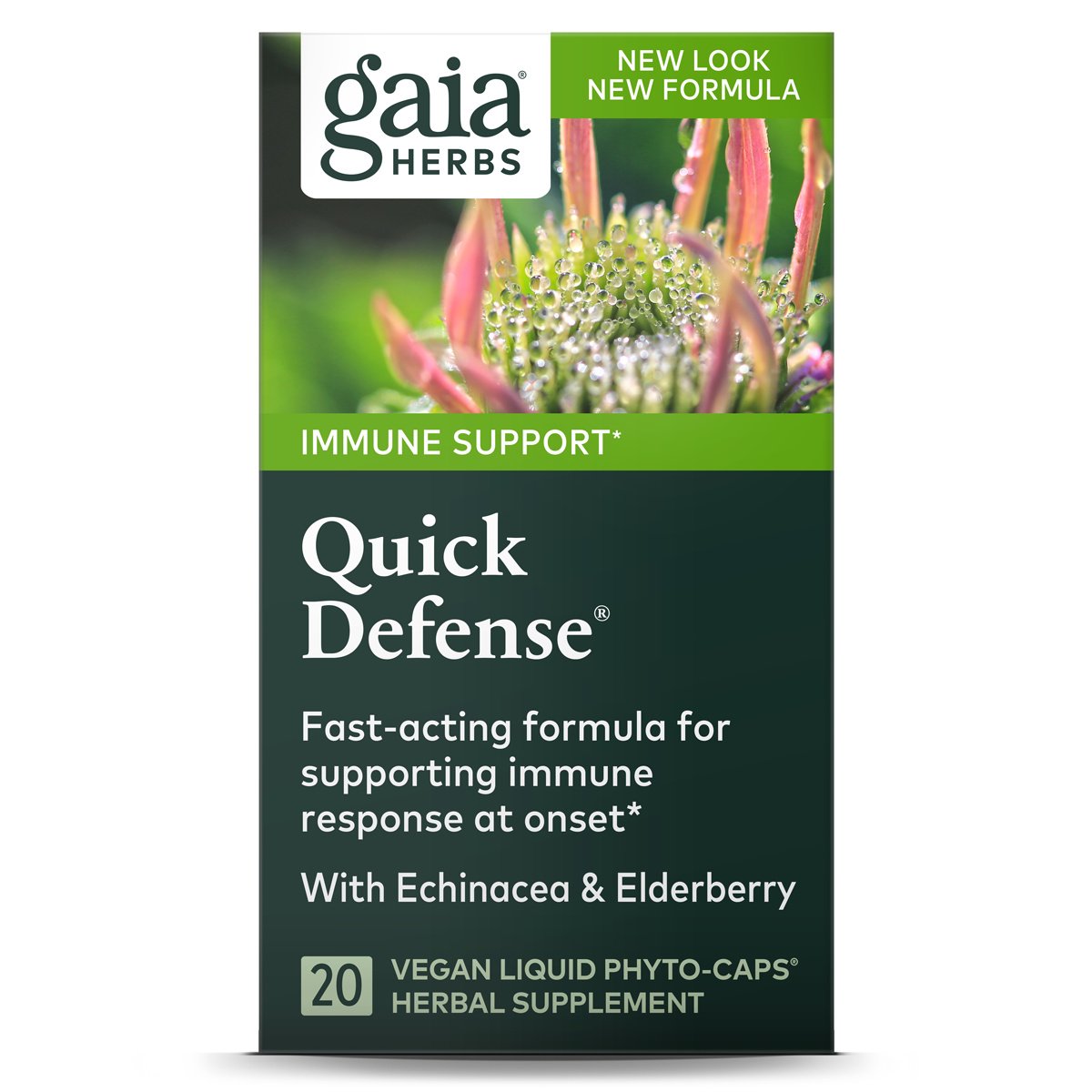 Gaia Herbs Quick Defense Veg Caps, 20 ct | Central Market - Really Into ...