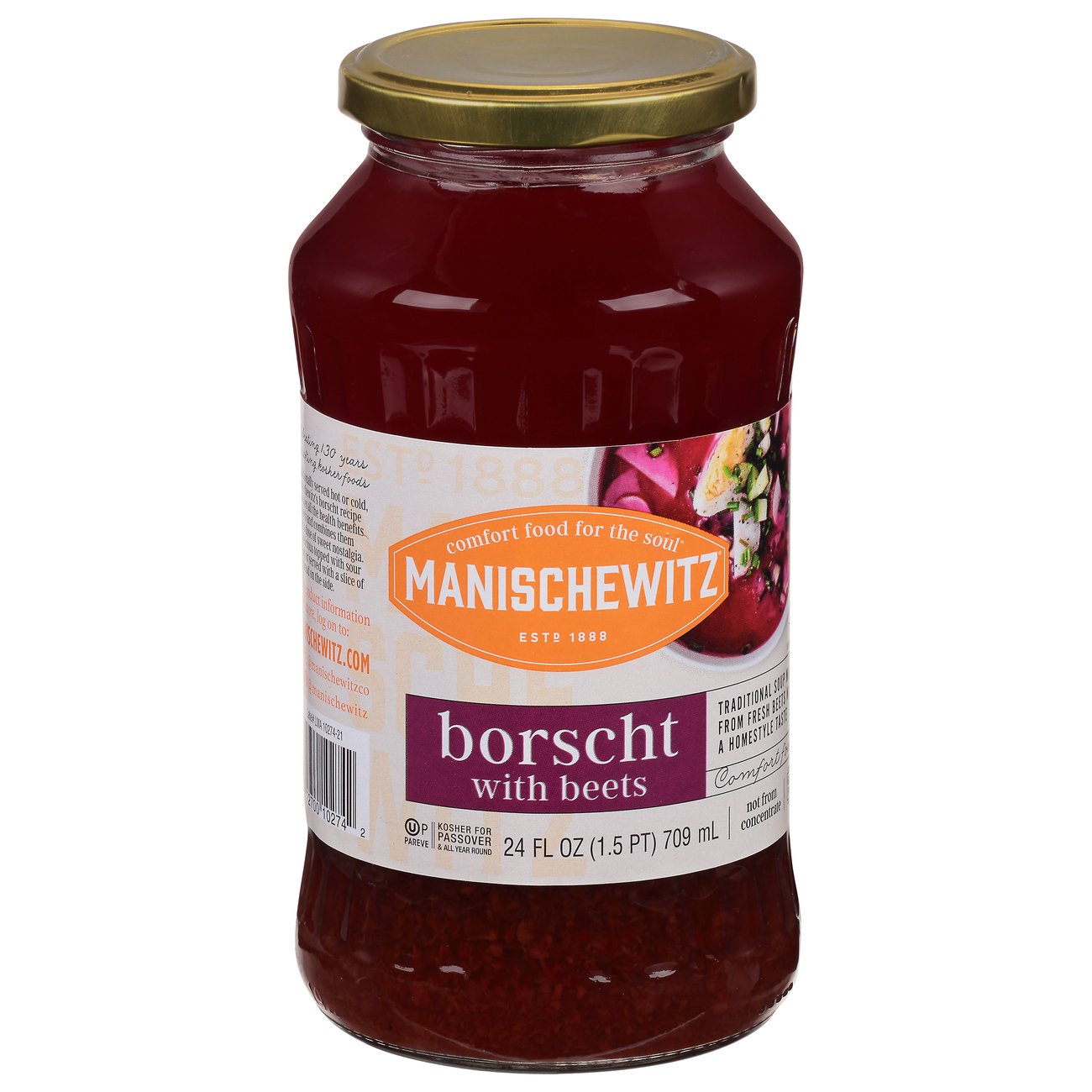 Manischewitz Kosher Borscht with Diced Beets - Shop Soups & chili at H-E-B