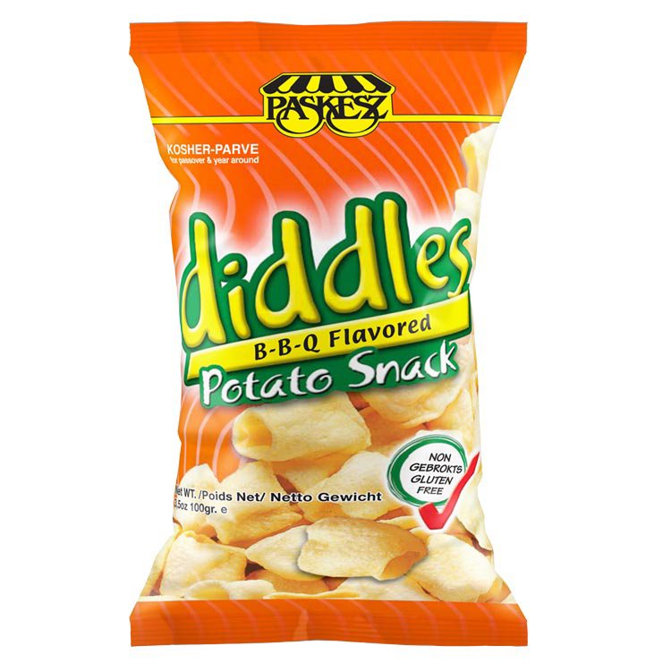 Paskesz Diddles B-B-Q Potato Snack - Shop Chips at H-E-B