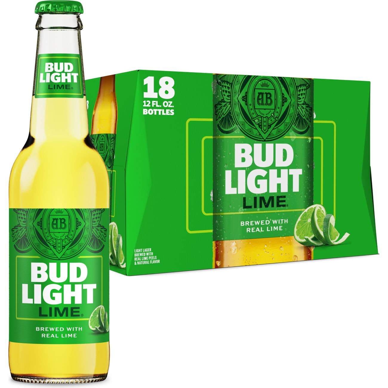Bud Light Lime Beer, 18 pack - Shop Beer at H-E-B