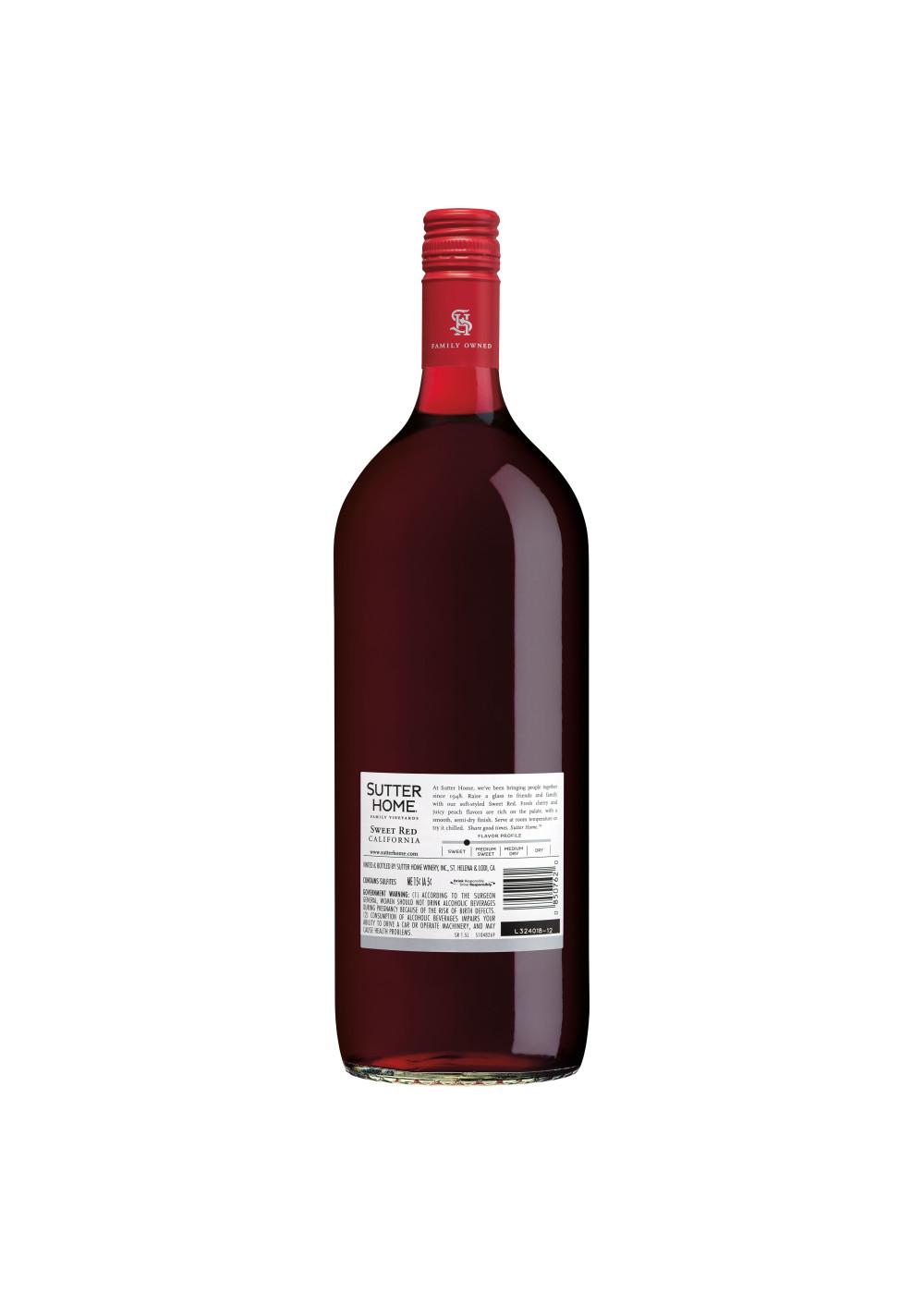 Sutter Home Family Vineyards Sweet Red Wine - Shop Wine at H-E-B